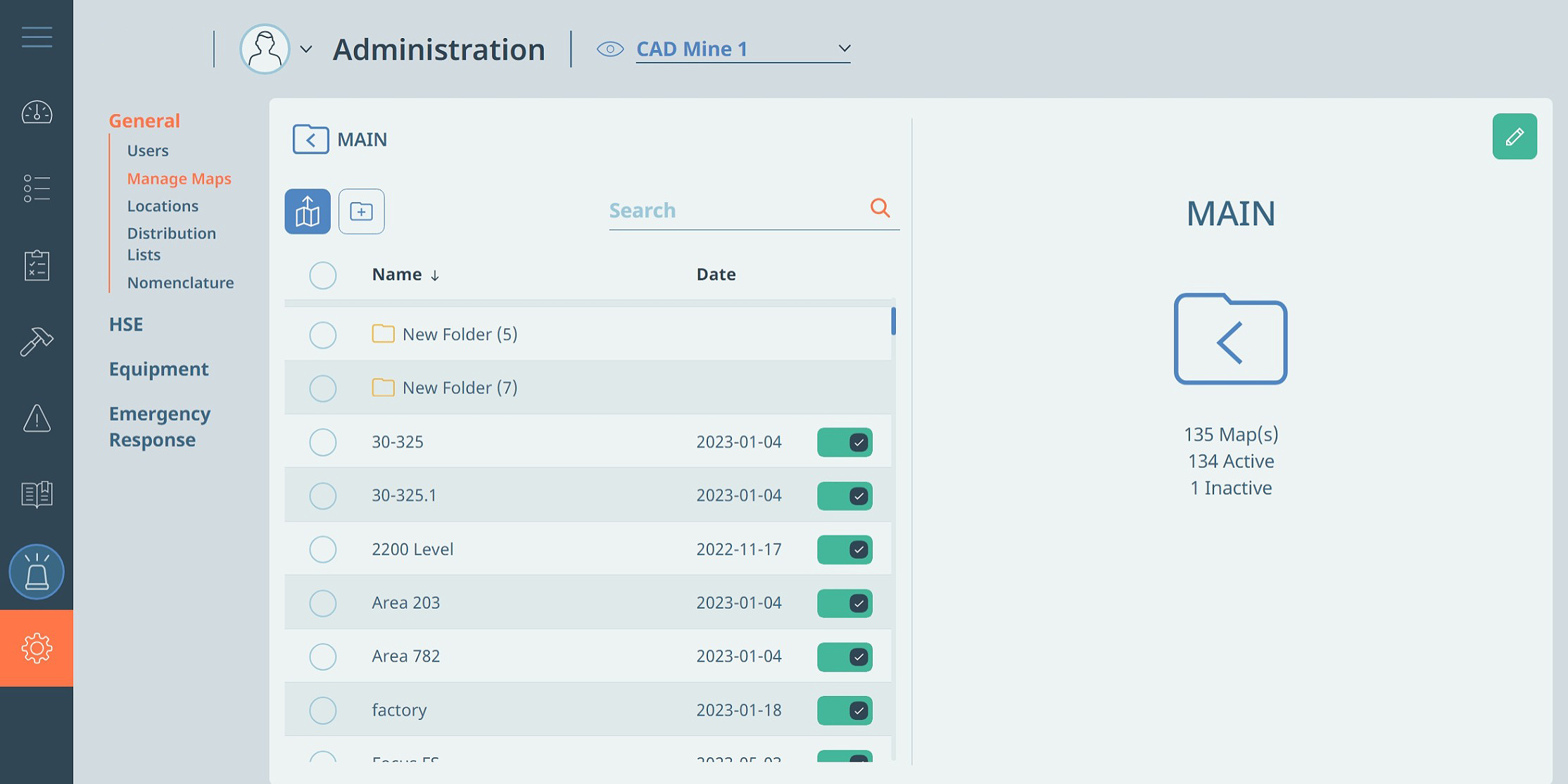 Administration: General: Overview – Focus FS